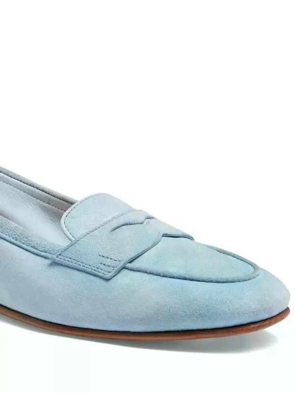 Santoni Carla Suede Loafers - Blue