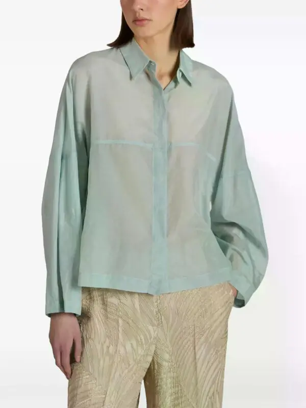 GLANSHIRT Long-sleeve Shirt - Blue