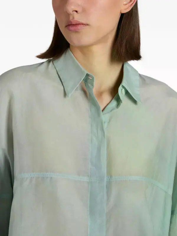 GLANSHIRT Long-sleeve Shirt - Blue