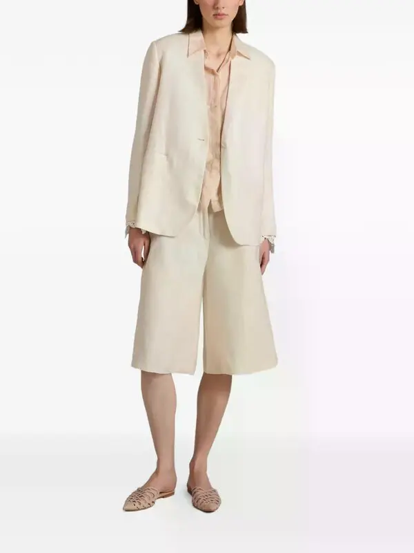 Montedoro Linen Blazer - Neutrals