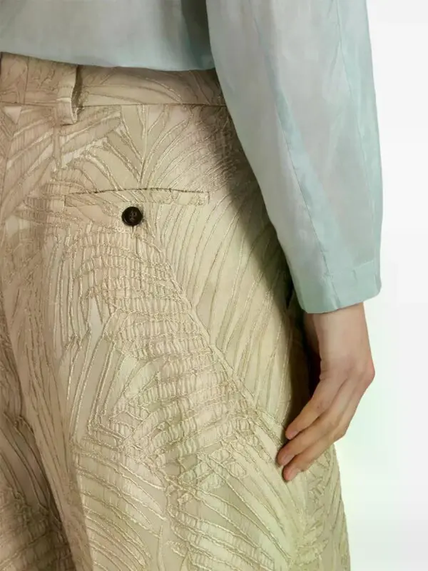 Incotex Jacquard Straight Trousers
