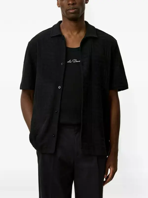 LES DEUX Hector Short-sleeve Shirt - Black