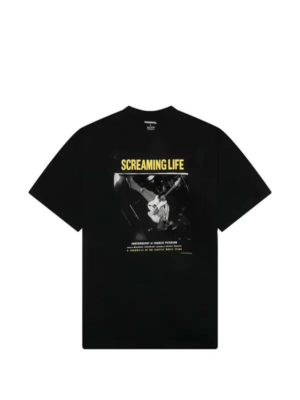 NEIGHBORHOOD X Charles Peterson Graphic T-shirt - Black