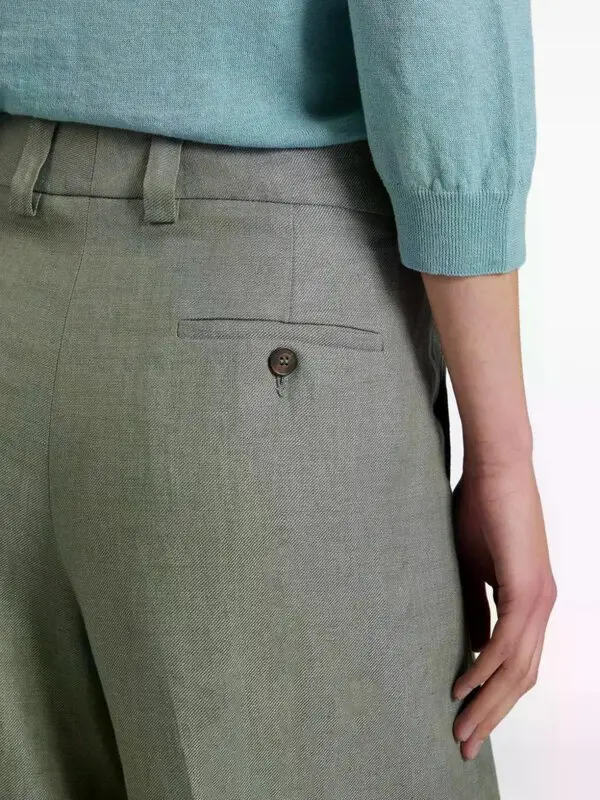 Incotex Regular-fit Linen Trousers