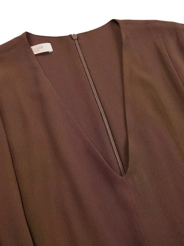 GLANSHIRT Belted V-neck Jumpsuit