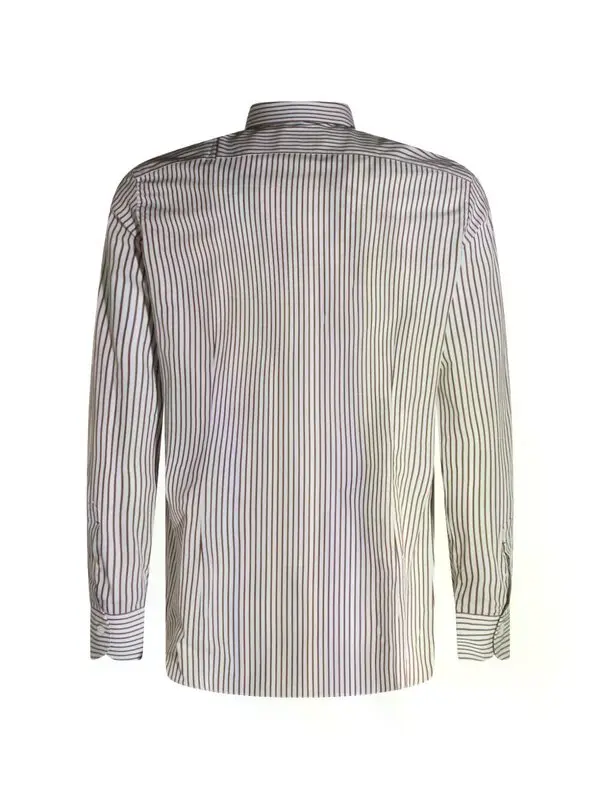 MAZZARELLI Striped Button Shirt