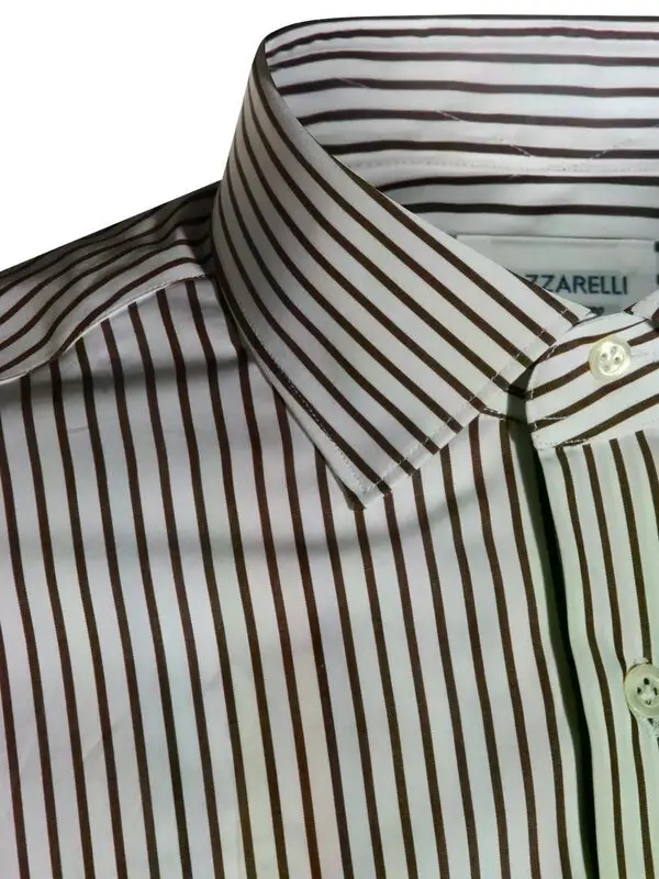 MAZZARELLI Striped Button Shirt