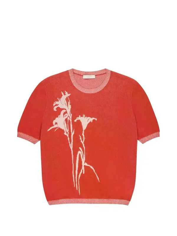 ZANONE Jacquard Lily T-shirt
