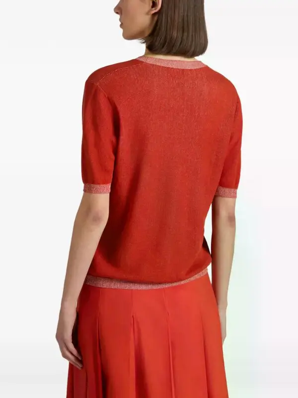 ZANONE Jacquard Lily T-shirt