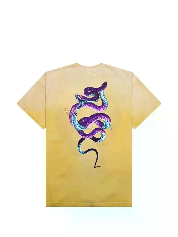 D-R-G-N Snake Pit-viper T-shirt - Yellow