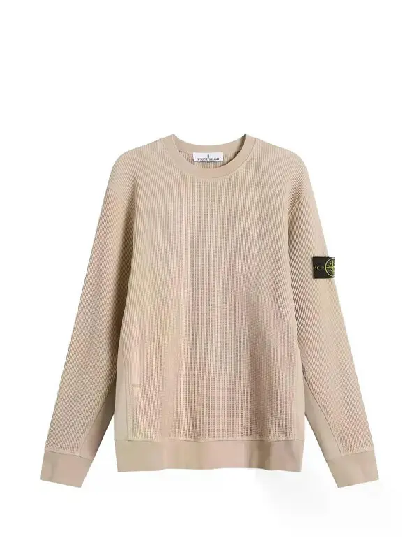 Stone Island Logo-patch Sweater - Neutrals