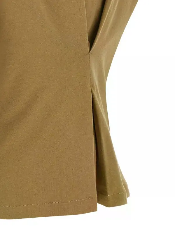 NUDE Embellished Crew Neck T-shirt - Brown
