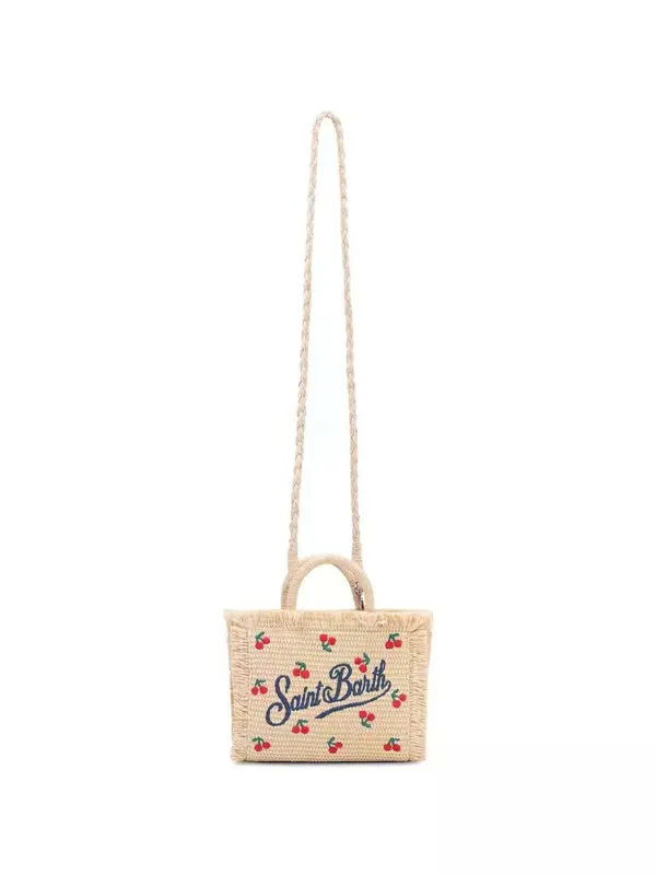 MC2 SAINT BARTH Embroidered Tote Bag - Neutrals