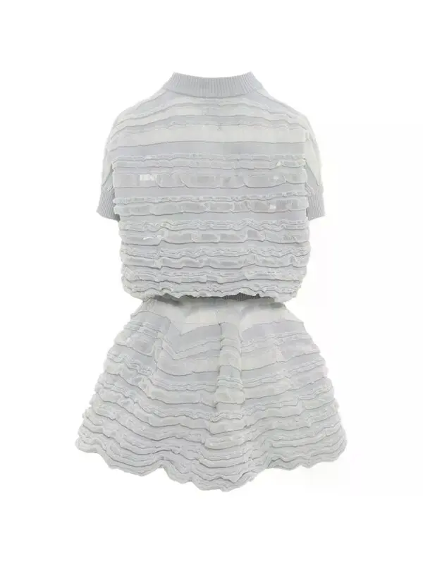 CFCL Striped Ribbed Mini Dress