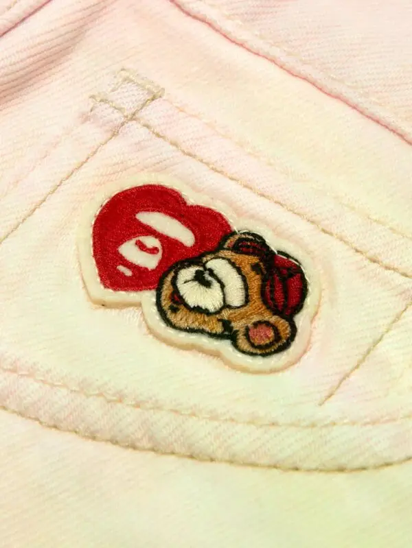 AAPE BY *A BATHING APE Appliqué-detail Shorts - Pink