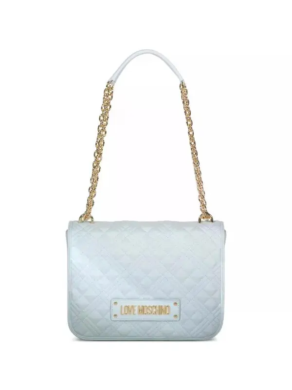 Moschino Quilted Shoulder Bag - Blue
