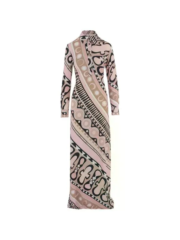 Emilio Pucci Soleil-print Chemisier Dress