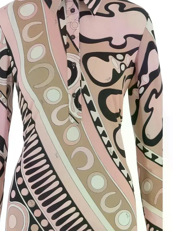 Emilio Pucci Soleil-print Chemisier Dress