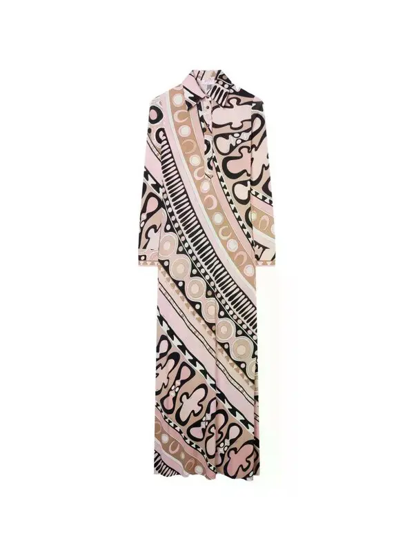 Emilio Pucci Soleil-print Chemisier Dress - Pink