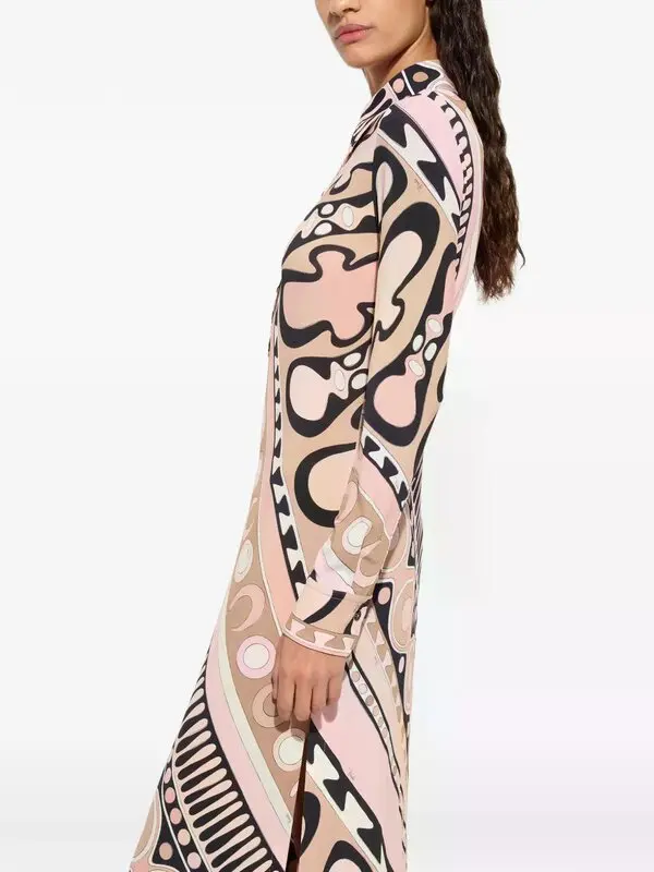 Emilio Pucci Soleil-print Chemisier Dress