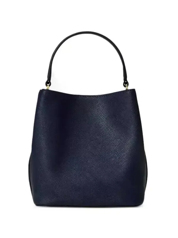 Ralph Lauren Logo-detail Leather Tote Bag - Blue