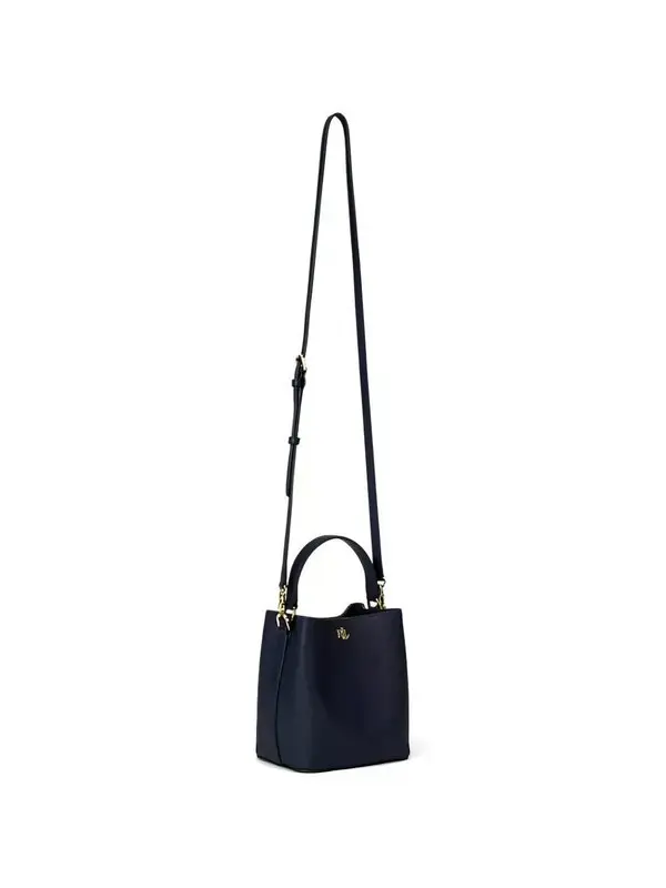 Ralph Lauren Logo-detail Leather Tote Bag - Blue