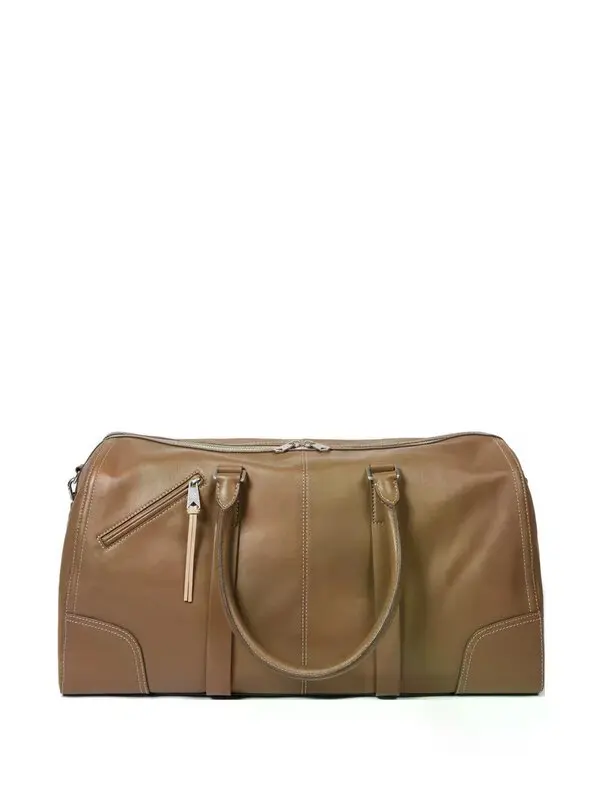Paul Smith Zip-fastening Leather Holdall - Brown