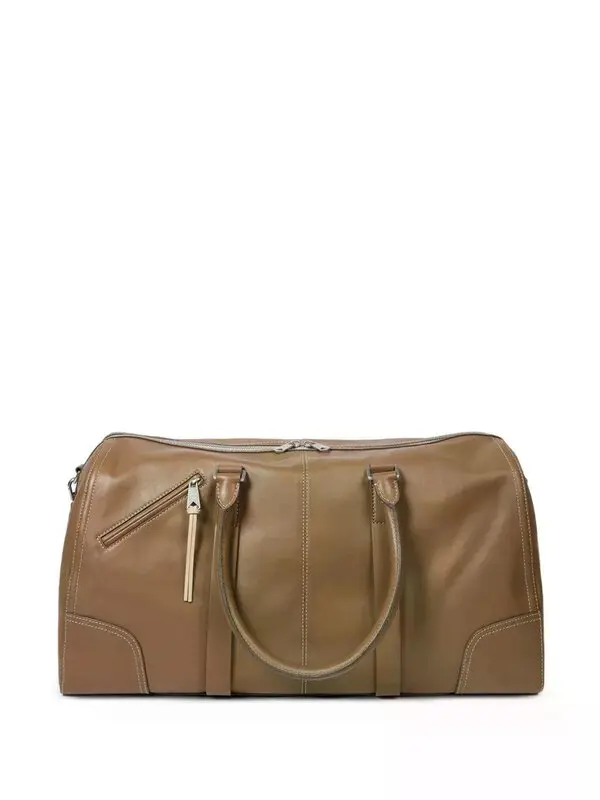 Paul Smith Zip-fastening Leather Holdall - Brown