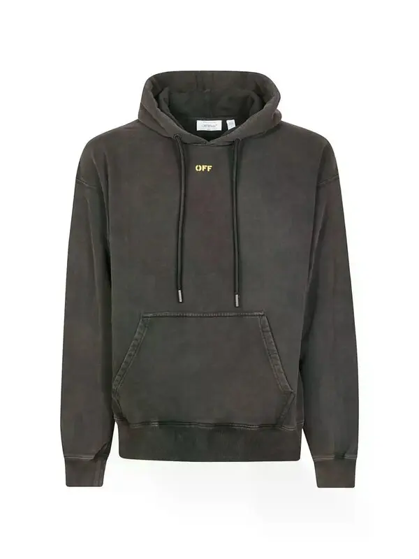 Off-White Graphic-print Hoodie - Grey