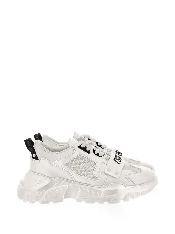 Versace Panelled Sneakers - White