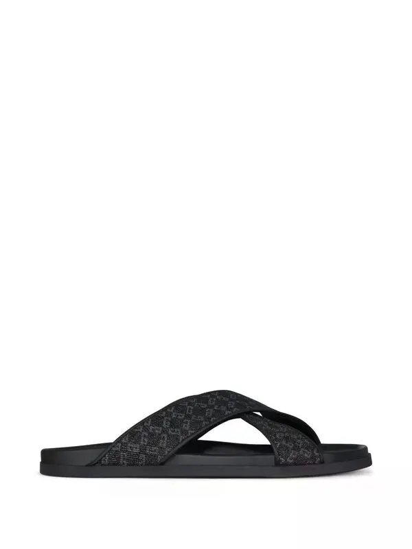 Givenchy Crossed-strap Sandals - Black