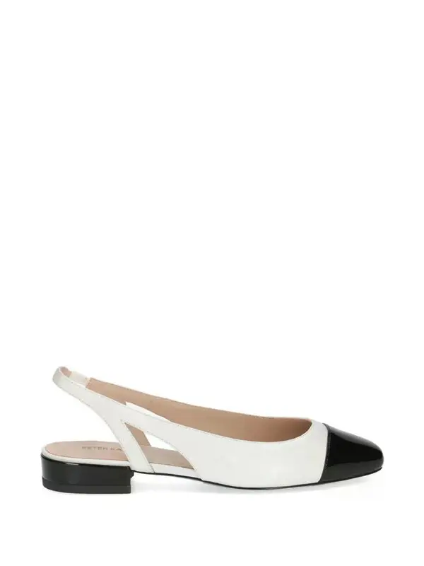 PETER KAISER Two-tone Slingback Leather Pumps
