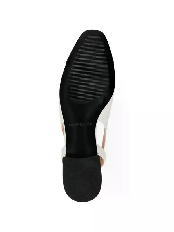 PETER KAISER Two-tone Slingback Leather Pumps