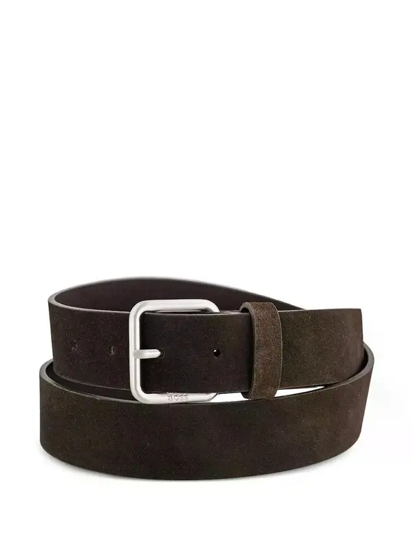 BOSS Square-buckle Belt - Brown