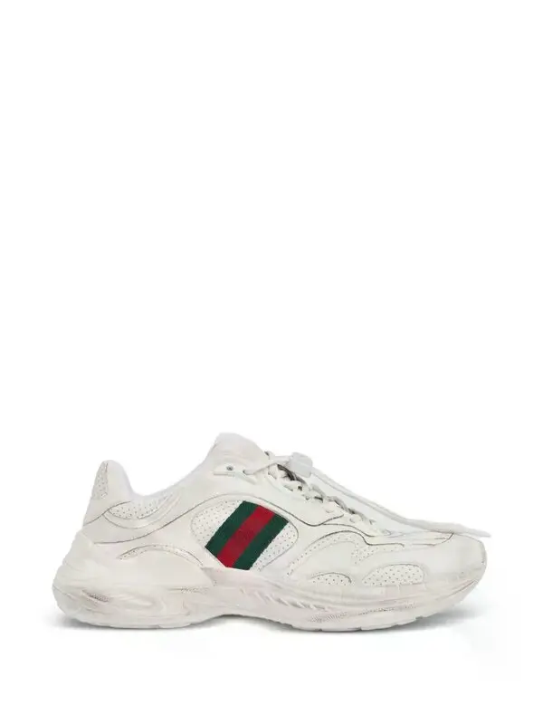 Gucci Stripe Detail Sneakers - Neutrals