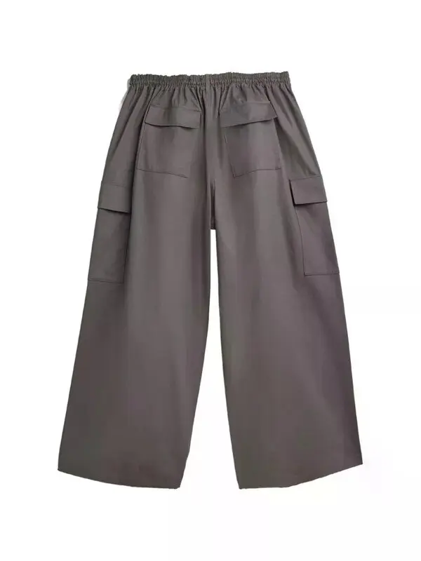 Y3 Cotton Twill Cargo Trousers