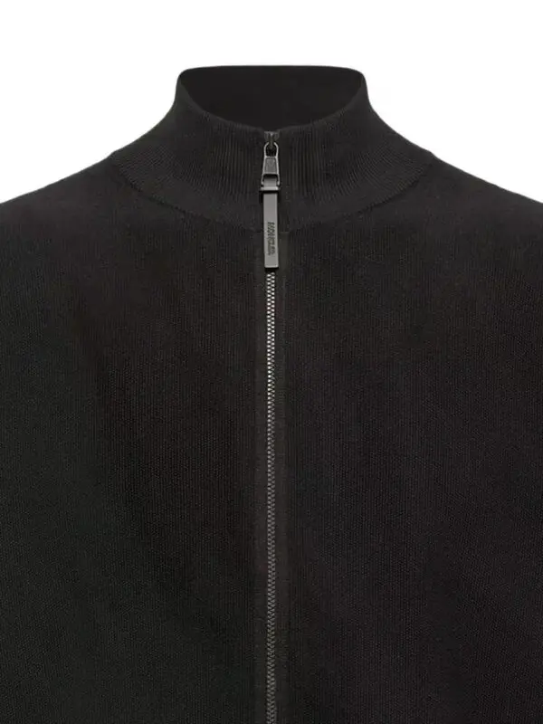 Moncler Zip-up Knit Sweater