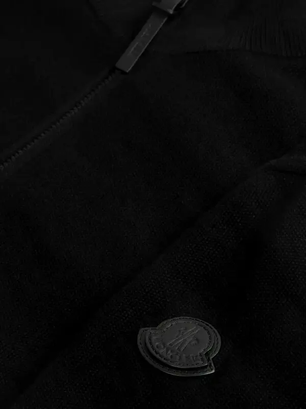 Moncler Zip-up Knitted Sweater