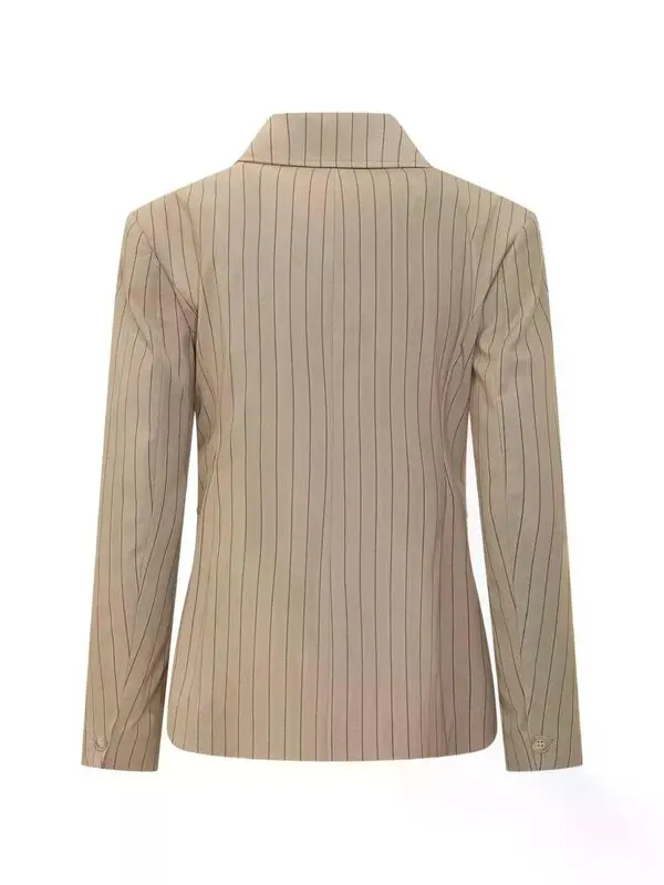 LE SULLY STUDIO Pinstripe Double-breasted Jacket