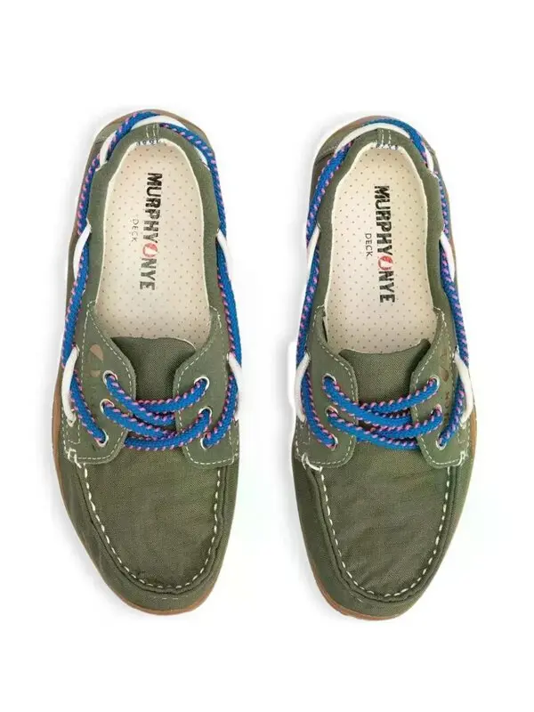 MURPHY&NYE Deck Boat Shoes - Green