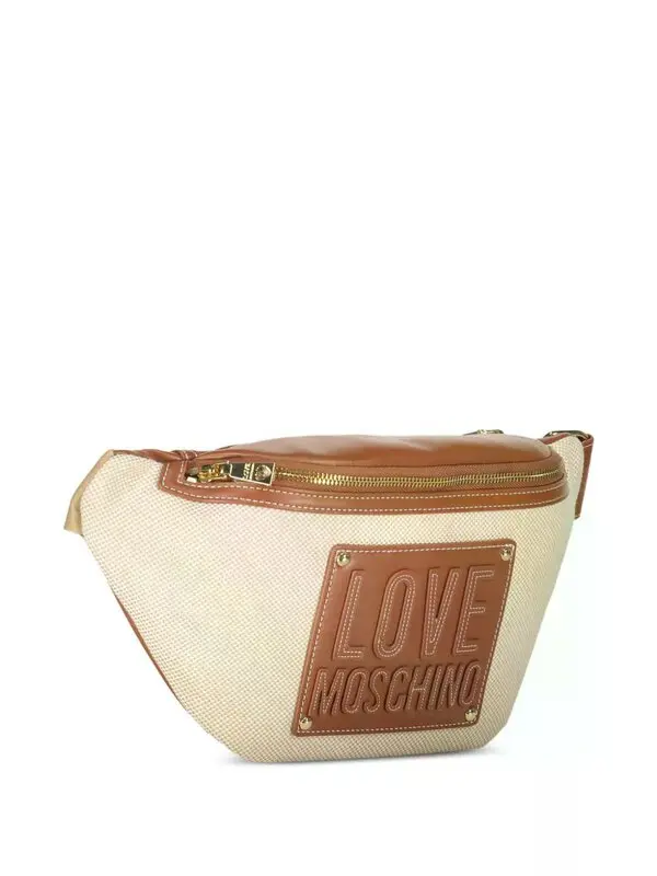 Moschino Logo-appliqué Belt Bag