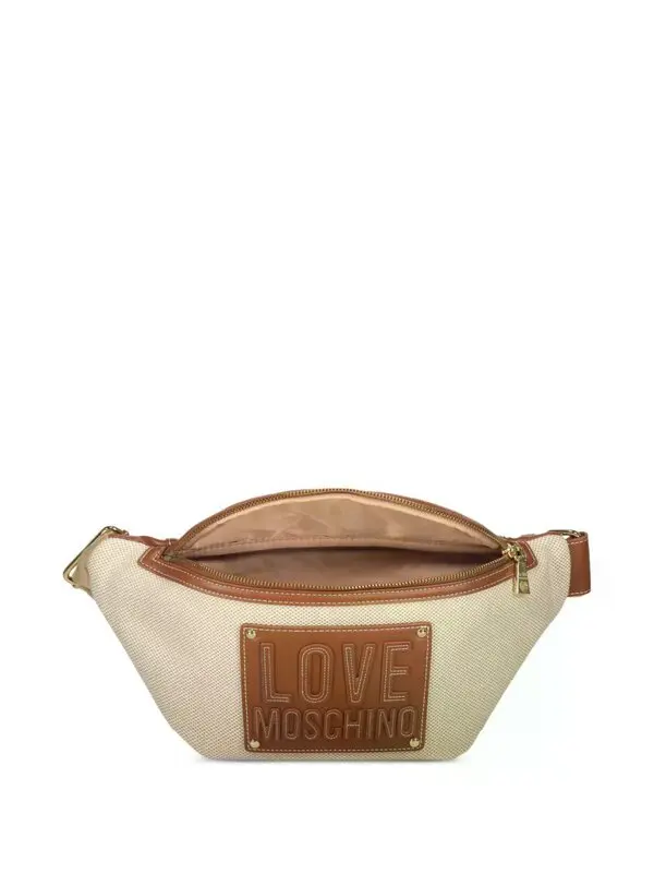 Moschino Logo-appliqué Belt Bag