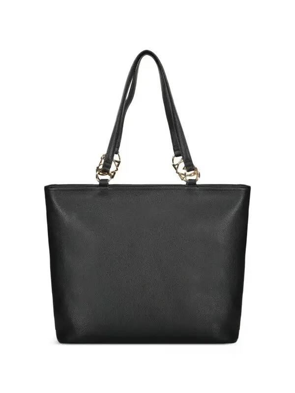 Moschino Logo-plaque Tote Bag - Black