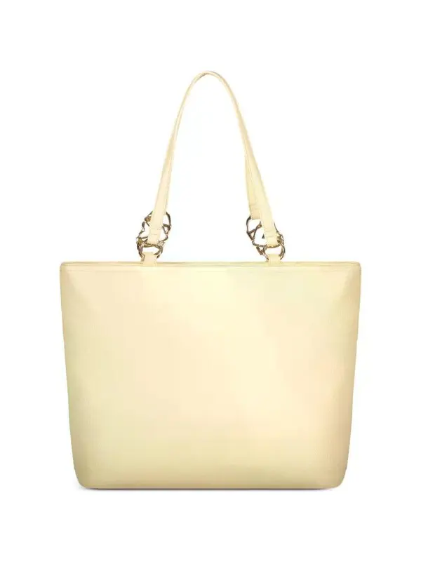 Moschino Logo-plaque Tote Bag - Neutrals