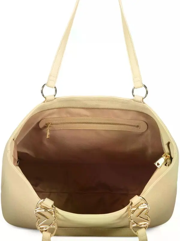 Moschino Logo-plaque Tote Bag - Neutrals