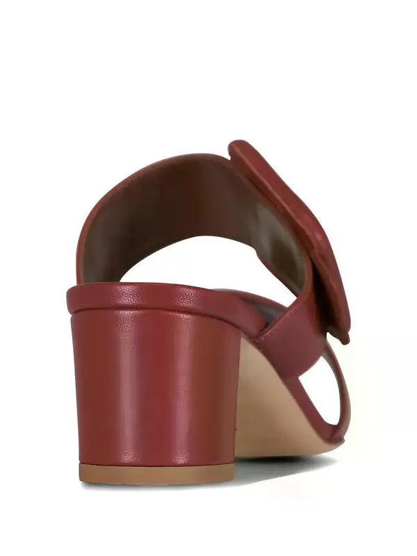 Manolo Blahnik Titubanew Buckle-strap Heeled Sandals