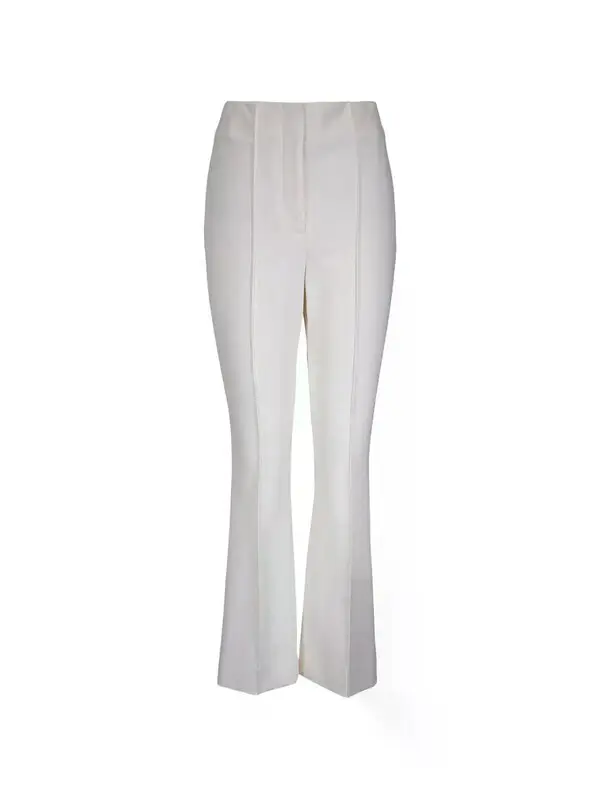 Veronica Beard Seam-detail Flared Trousers