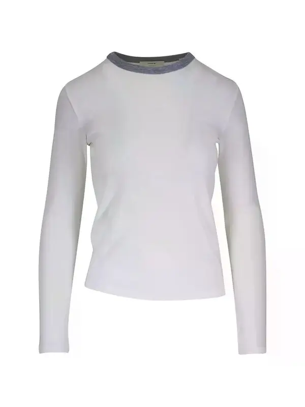 Vince Crew-neck Long-sleeve T-shirt - White