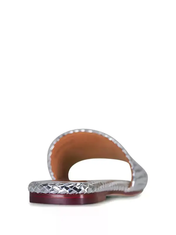 NAGHEDI Double-weave Slide Sandals