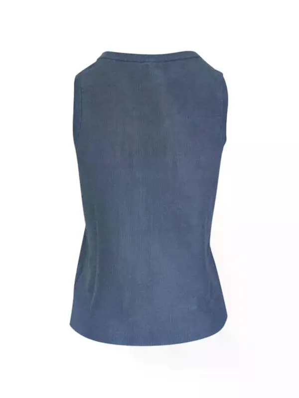Kinross Cashmere Ribbed Knit Tank Top